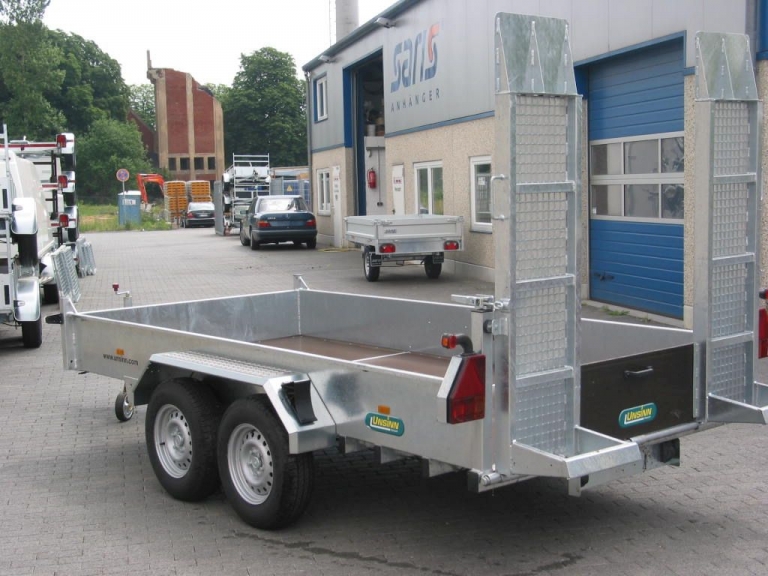 Unsinn Baumaschinenanhänger 3500 kg&5 - Anhänger Lemke